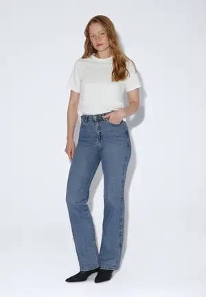DR. DENIM Moxy High Straight Jeans