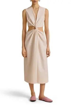 Marina Moscone Cotton Twist Dress