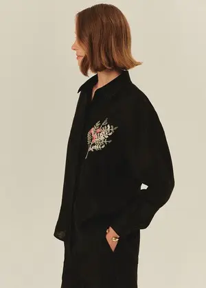 EXQUISE Avianna Linen Shirt