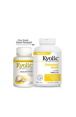 KYOLIC Aged Garlic Extract Formula 104, Cholesterol Health