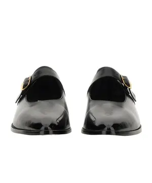 Bally Gerwin Buckled Flat Pumps