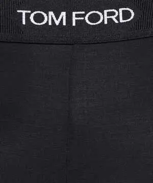 TOM FORD Logo-waistband Stretched Cropped Leggings