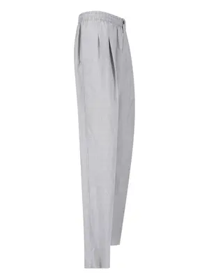 Bottega Veneta Light Wool Toile Pants - Gray