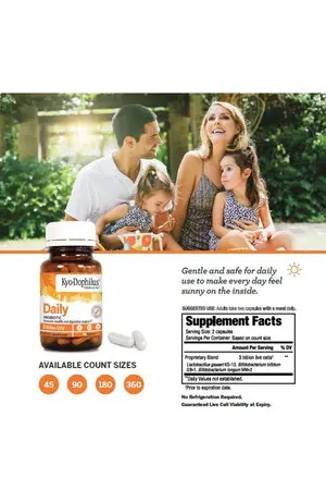KYOLIC Kyo-dophilus Daily Probiotic, Immune Health & Digestive Support