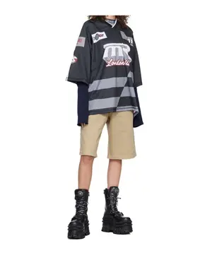 Vetements X New Rock Collaboration Lace-up Mid-calf Boots