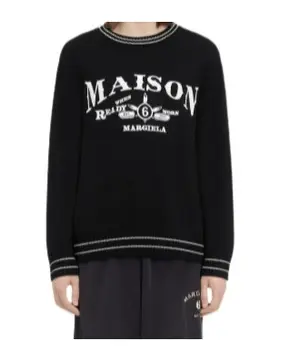 MAISON MARGIELA Wool-blend Jumper - Black