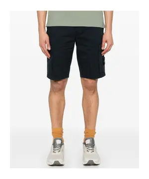Stone Island Compass Patch Cargo Shorts