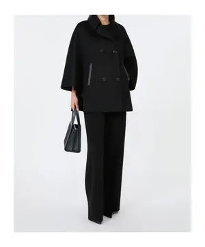 Max Mara Double-breasted Cape Coat