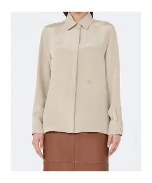 Max Mara Long-sleeved Shirt - Stone