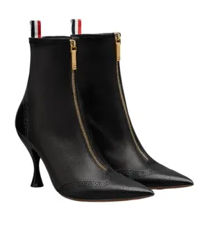 Thom Browne Wingtip Boots - Black