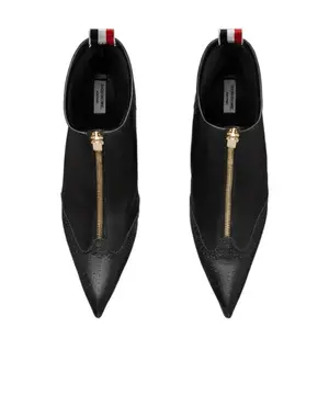 Thom Browne Wingtip Boots - Black