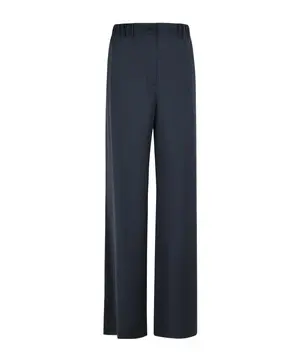 Max Mara Casual Pants With Belt Loops - Black