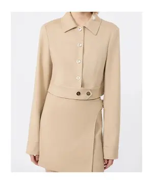 Sportmax Collared Long-sleeved Casual Jacket