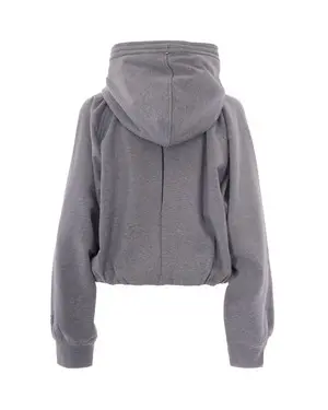 Sportmax Long-sleeve Hooded Sweatshirt