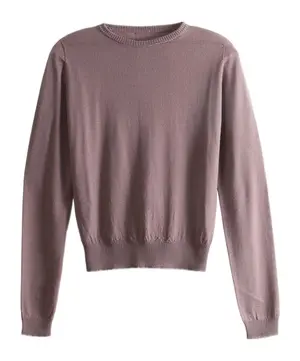 Rick Owens Crew Neck Long-sleeved Knitwear