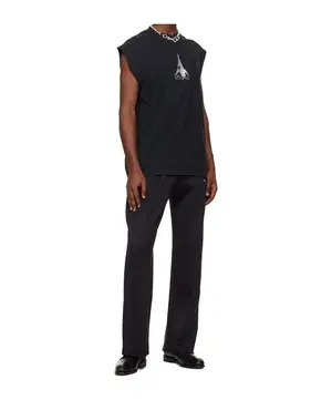 Vetements Crystal Paris Sleeveless Top