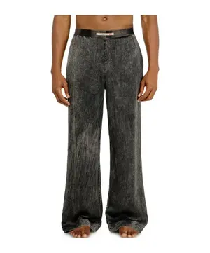 DIESEL® Viscose Pants With A Fluid Fit
