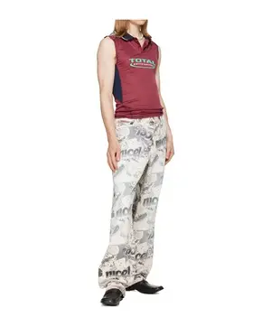 Martine Rose Print-detail Pocket Jeans