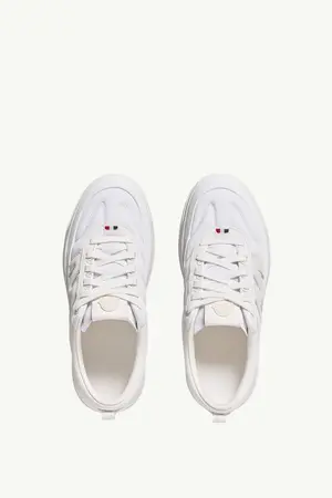 Moncler Altive Low-top Sneakers With Round Toe And Lace-up Fastening - White