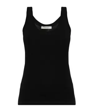 LEMAIRE Crew-neck Tank Top - Black