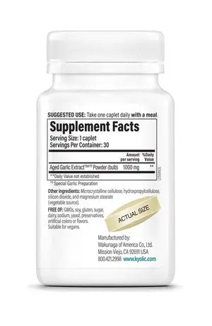 KYOLIC Aged Garlic Extract Formula 250, Cardiovascular Health