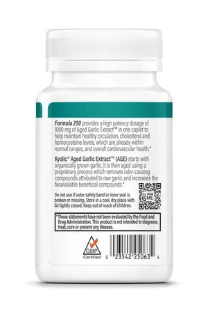 KYOLIC Aged Garlic Extract Formula 250, Cardiovascular Health