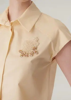 EXQUISE Hallie Embroidered Shirt