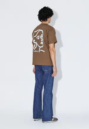 DR. DENIM Trooper Tee - Brown Draw