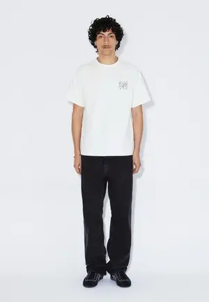 DR. DENIM Trooper Relaxed Fit T-shirt - Off White Dance