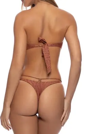 Luli Fama Muse Glow Ring Bandeau Top