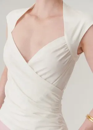 EXQUISE Charlie Wrap Blouse