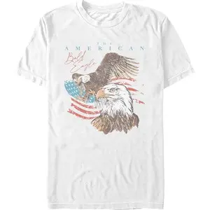 LOST GODS The American Bald Eagle Graphic T-shirt - White