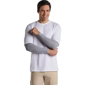Coolibar Navagio Sun Arm Sleeves - Grey Heather