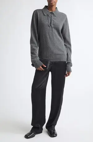 MAISON MARGIELA Satin Drawstring Pants