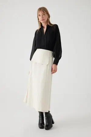 EXQUISE Arlene Chiffon Blouse
