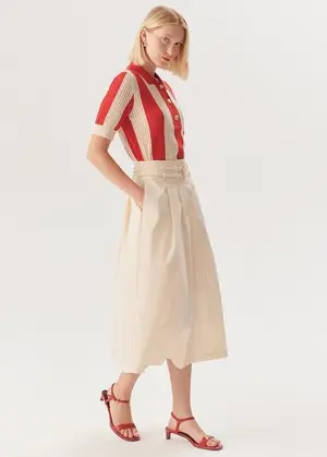 EXQUISE Evelynn Midi Skirt