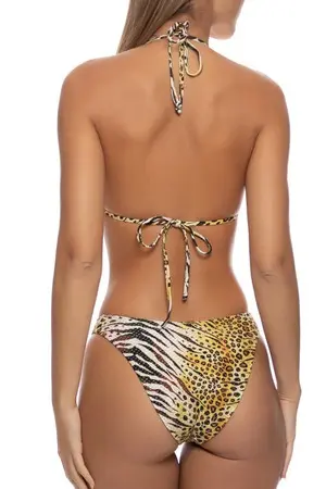 Luli Fama Tigressa Molded Push-up Bandeau Halter