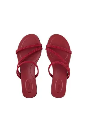 Vivaia Round-toe Flip-flops - Ruby Red