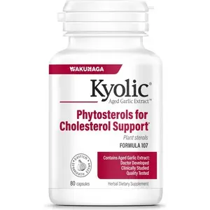 KYOLIC Aged Garlic Extract Formula 107, Phytosterols For Cholesterol Support - None