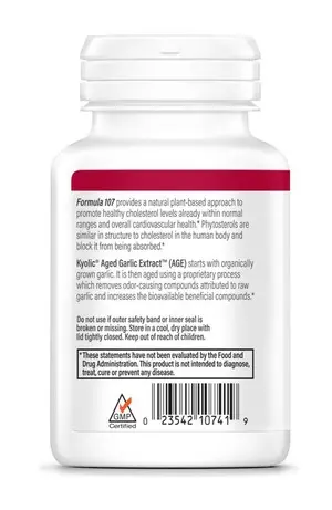 KYOLIC Aged Garlic Extract Formula 107, Phytosterols For Cholesterol Support