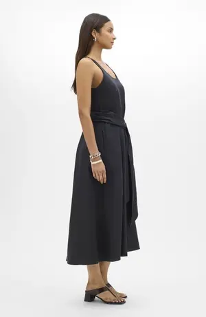 Another Tomorrow Sarong Linen Dress