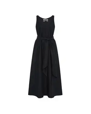 Another Tomorrow Sarong Linen Dress
