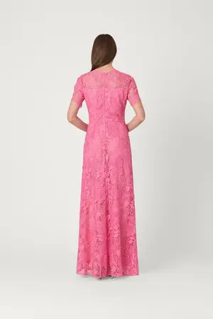 Shoshanna Floral Lace Midnight Elie Dress