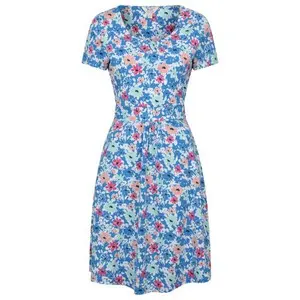 Mountain Warehouse Orchid Floral Uv Dress - Bright Blue