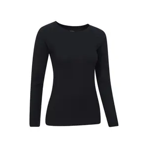 Mountain Warehouse Carmel Ribbed Seamless Thermal Top - Black