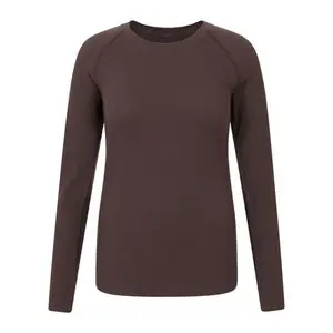 Mountain Warehouse Carmel Ribbed Seamless Thermal Top Brown