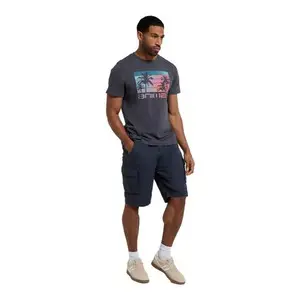 ANIMAL Haze Natural Cargo Shorts - Navy