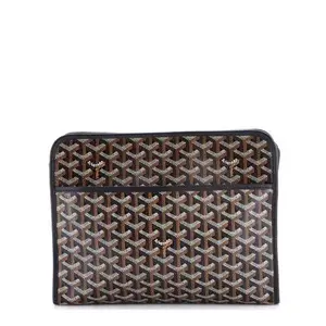 Goyard Jouvence Toiletry Pouch Coated Canvas Gm - Black