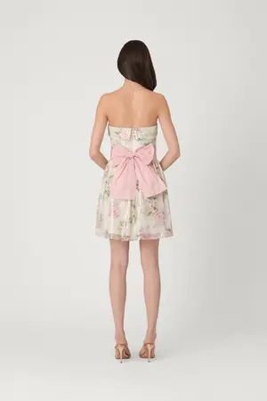 Shoshanna Rose Garden Sequin Midnight Sullivan Dress