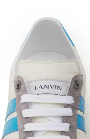 LANVIN Glen 2.0 Sneakers In Nylon - White/blue
